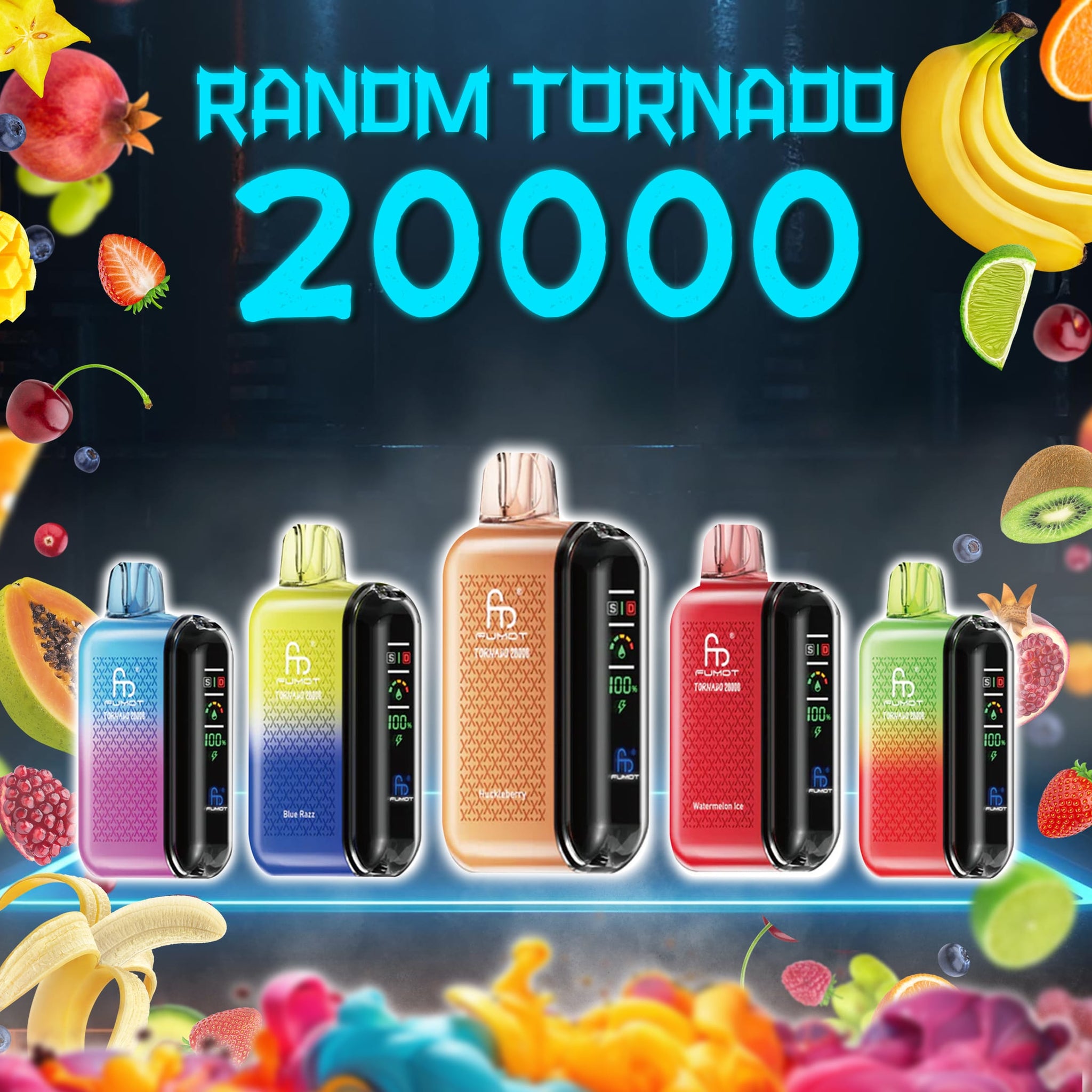 RandM Tornado 20000 Züge | Alle Sorten – RandM Tornado Kaufen